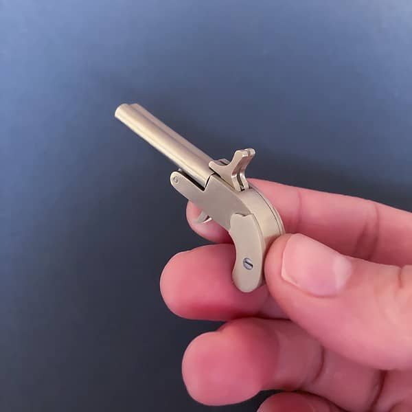 Mouse Double-Barreled Pistol | a Detailed Miniature Gun