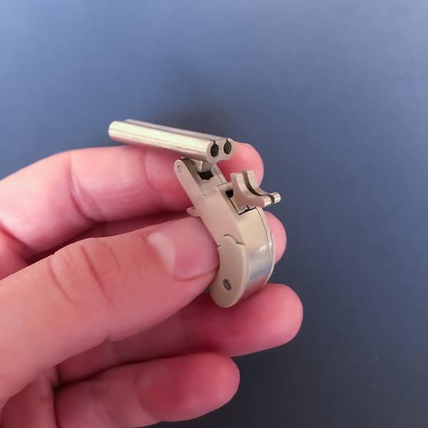 Mouse Double-Barreled Pistol | a Detailed Miniature Gun