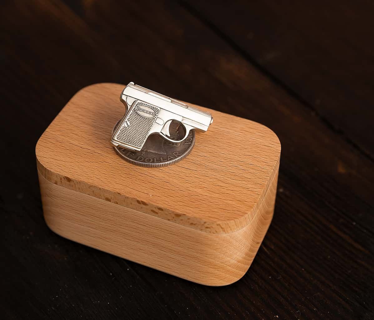 FN Baby Browning Metal Scale 1/3 model 2mm pinfire gun