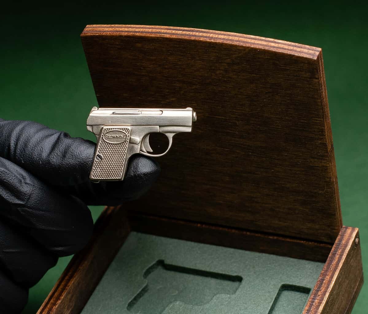 FN Baby Browning Metal Scale 1/3 model 2mm pinfire gun