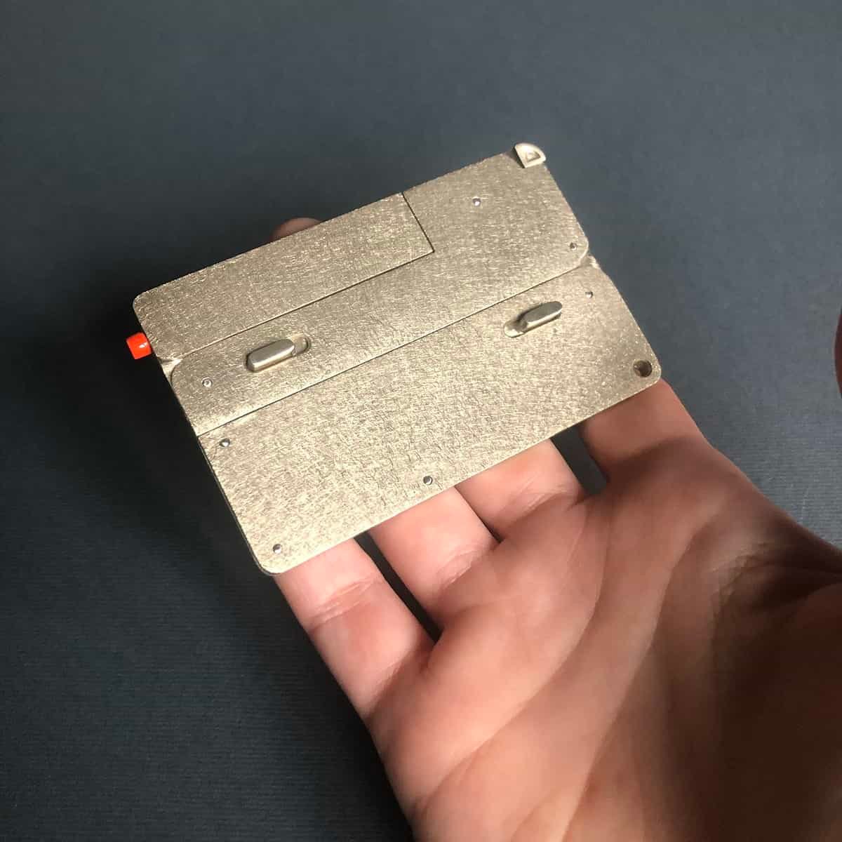 2mm pinfire Card gun | Metal scale model