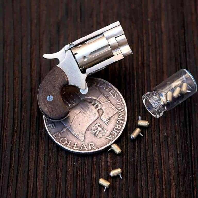 Ring Gun Revolver — 2mm Metal Pinfire 6-shot Cylinder Gun