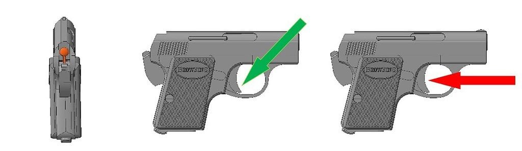 Instruction for the FN Baby Browning Scale 1/3