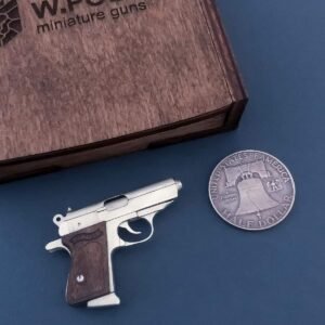 Walther PPK 2mm Slide Gun with Wooden Grips