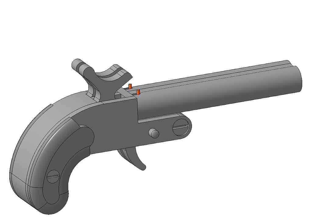 Instruction for the Mouse double-barreled Gun