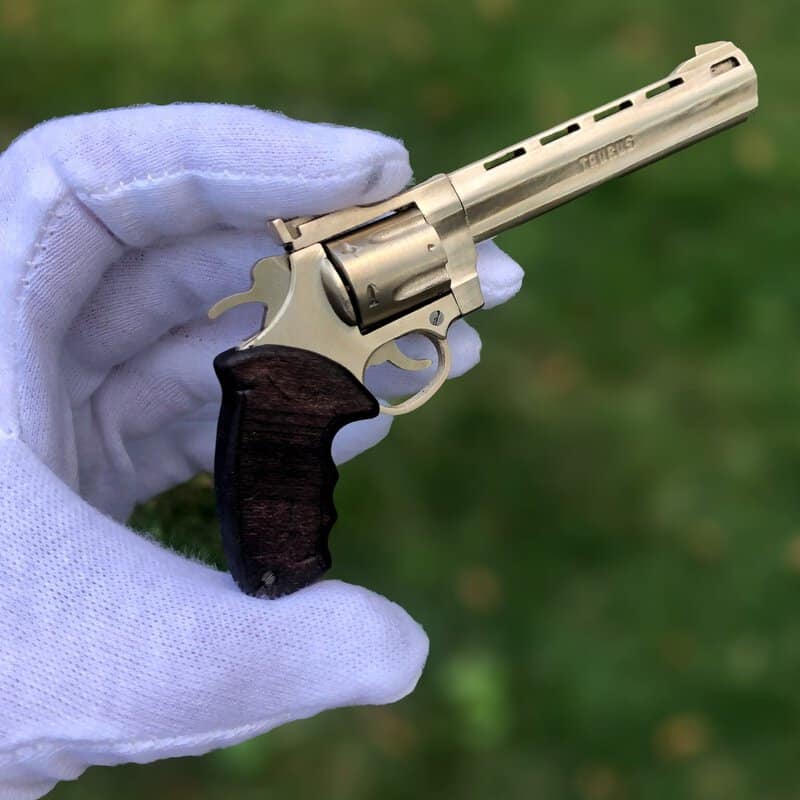 Taurus Revolver 2mm Gun Scale 1/4 Metal Model that Shoot